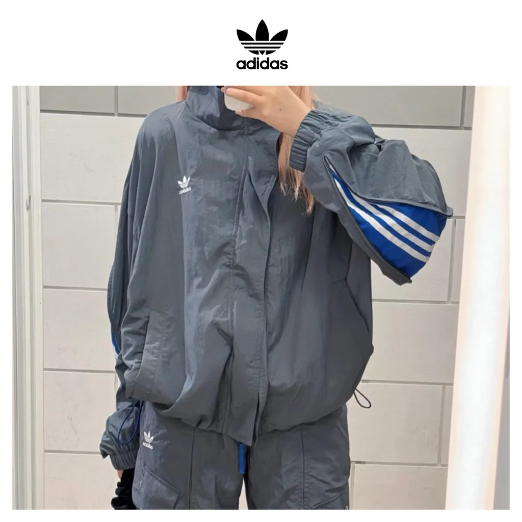 [무배/콜라보]아디다스 x 오디너리 피플 콜라보 바람막이 트랙 자켓 오닉스 아시아 사이즈 IZ4918 | 상품 상세 | 크로켓