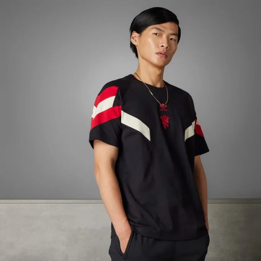 아디다스 맨체스터 유나이티드 FC 반팔 티셔츠 맨유 블랙 IS6519 | 크로켓