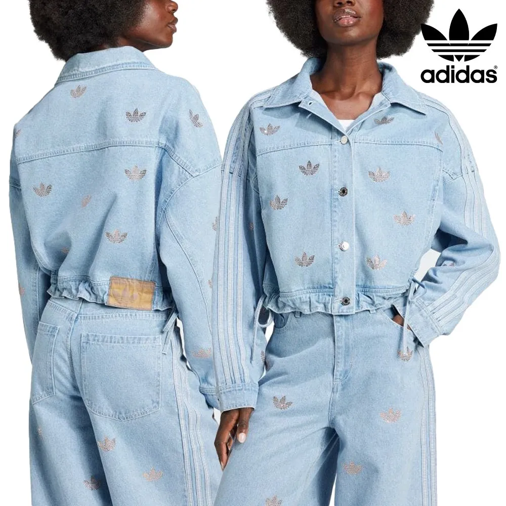 아디다스 오리지널 데님 라인 스톤 청자켓 데님자켓 봄버 바람막이 자켓 JN3021 | 상품 상세 | 크로켓