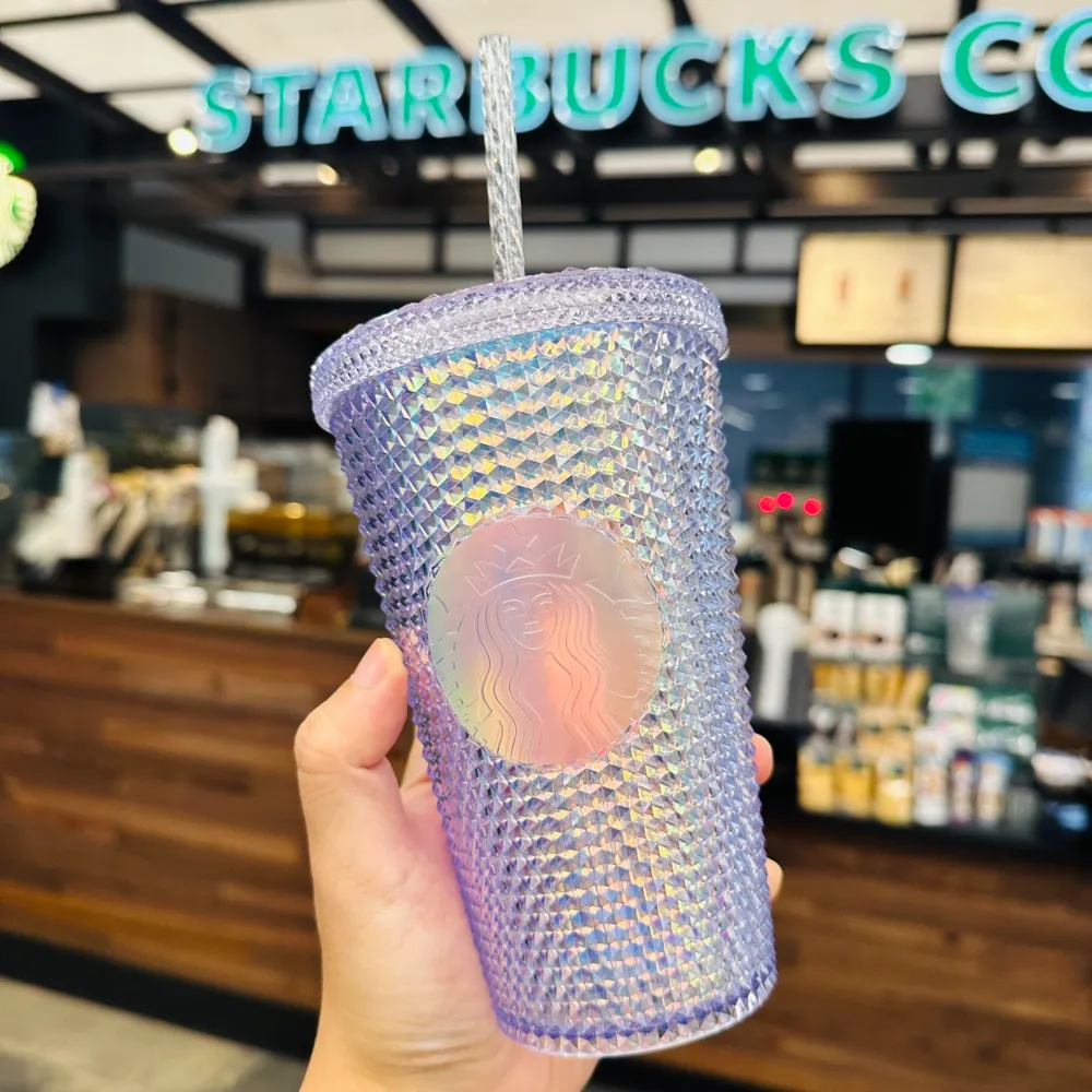 2023 북미스타벅스 오로라 홀로그램 지압텀 텀블러 플라스틱 콜드 미국스벅md 473ml | 상품 상세 | 크로켓