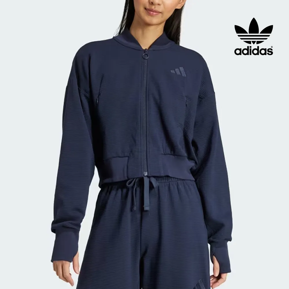 아디다스 올 시즌 립 크롭 트랙 자켓 레전드 잉크 IW1031 | 상품 상세 | 크로켓