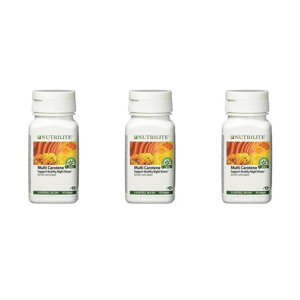뉴트리라이트 멀티 카로틴 90정 3팩 Nutrilite Natural Multi Carotene - 90 Softgels | 크로켓