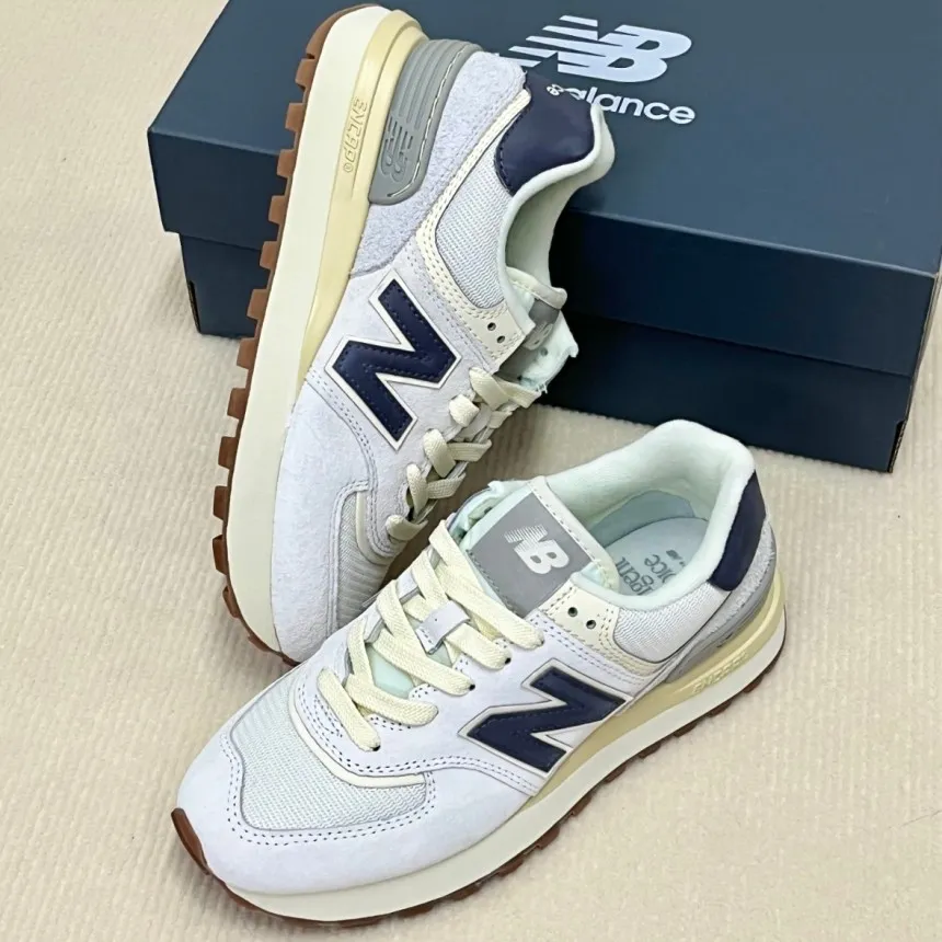 뉴발란스 574 레거시 알로이 화이트 그레이 U574LGAN | 크로켓