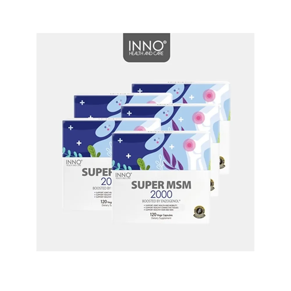 이노 헬스 슈퍼 MSM 2000mg 120정 5팩 INNO HEALTH SUPER MSM 2000 120CAPS | 크로켓