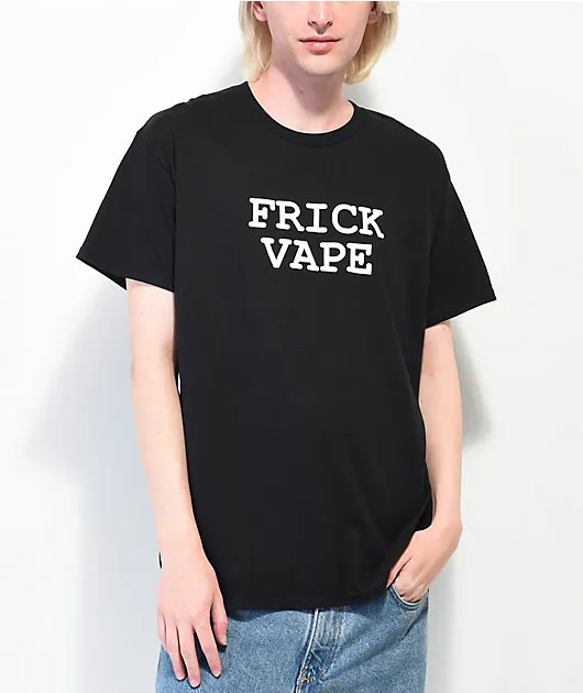 미국 Benitez by Baylen Levine Frick Vape Black T-Shirt 남녀공용 반팔 티셔츠 | 크로켓
