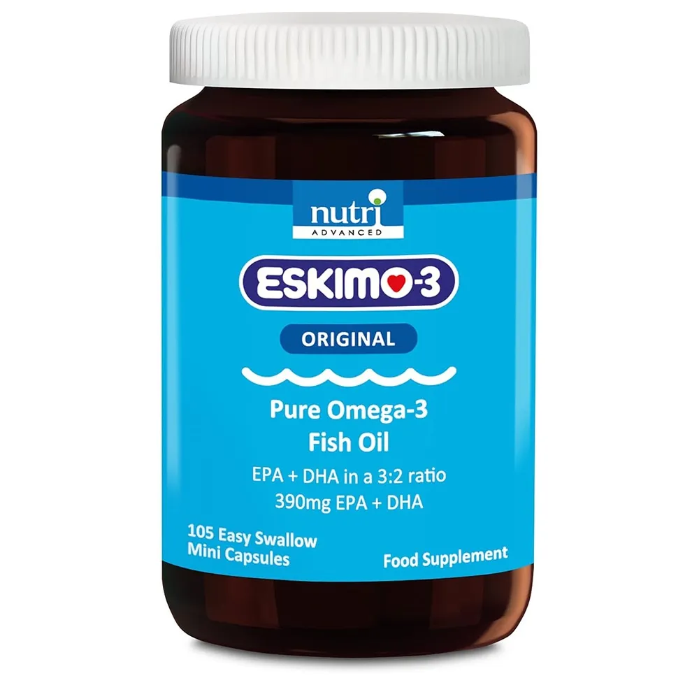 에스키모-3 퓨어 오메가3 피쉬오일 105정 1팩 오리지널 Eskimo-3 Fish Oil - Nutri Advanced ...