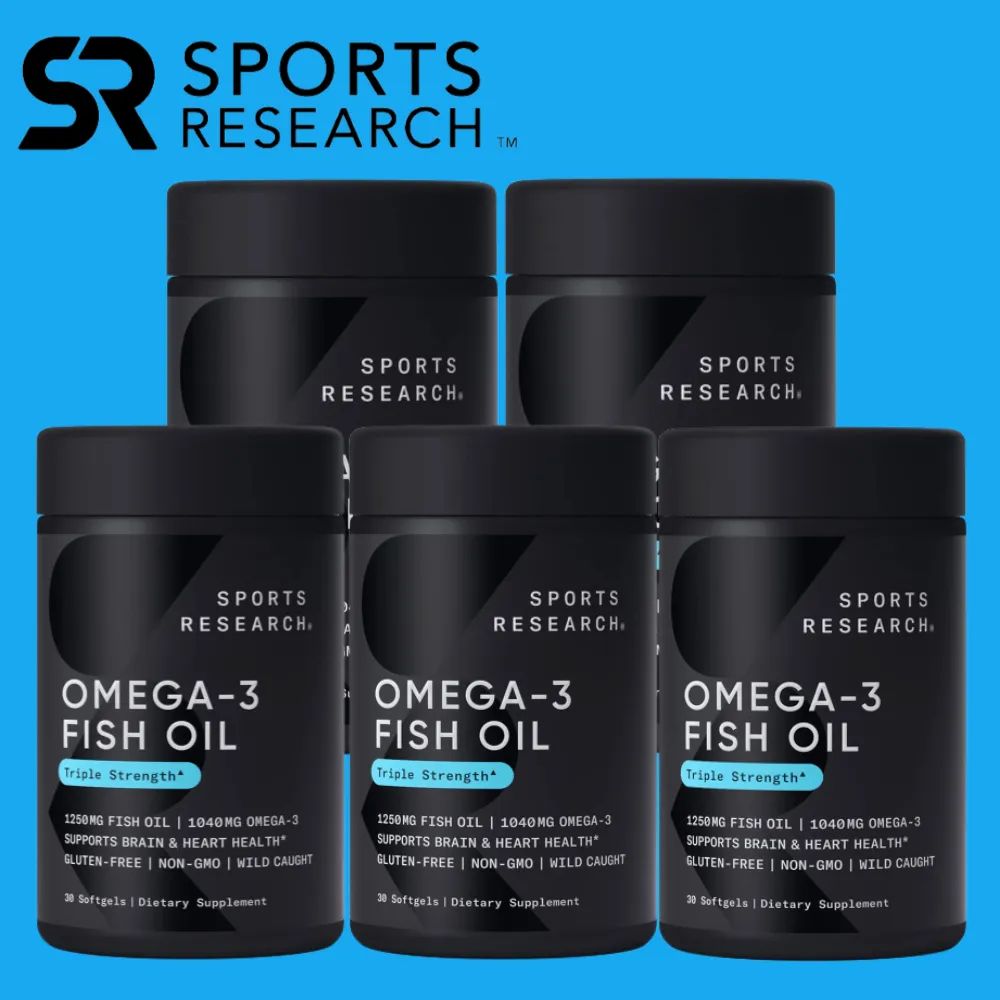 (5병) 스포츠리서치 오메가3 1250mg 30정 rTG오메가3 알래스카오메가3 오마비 | 크로켓