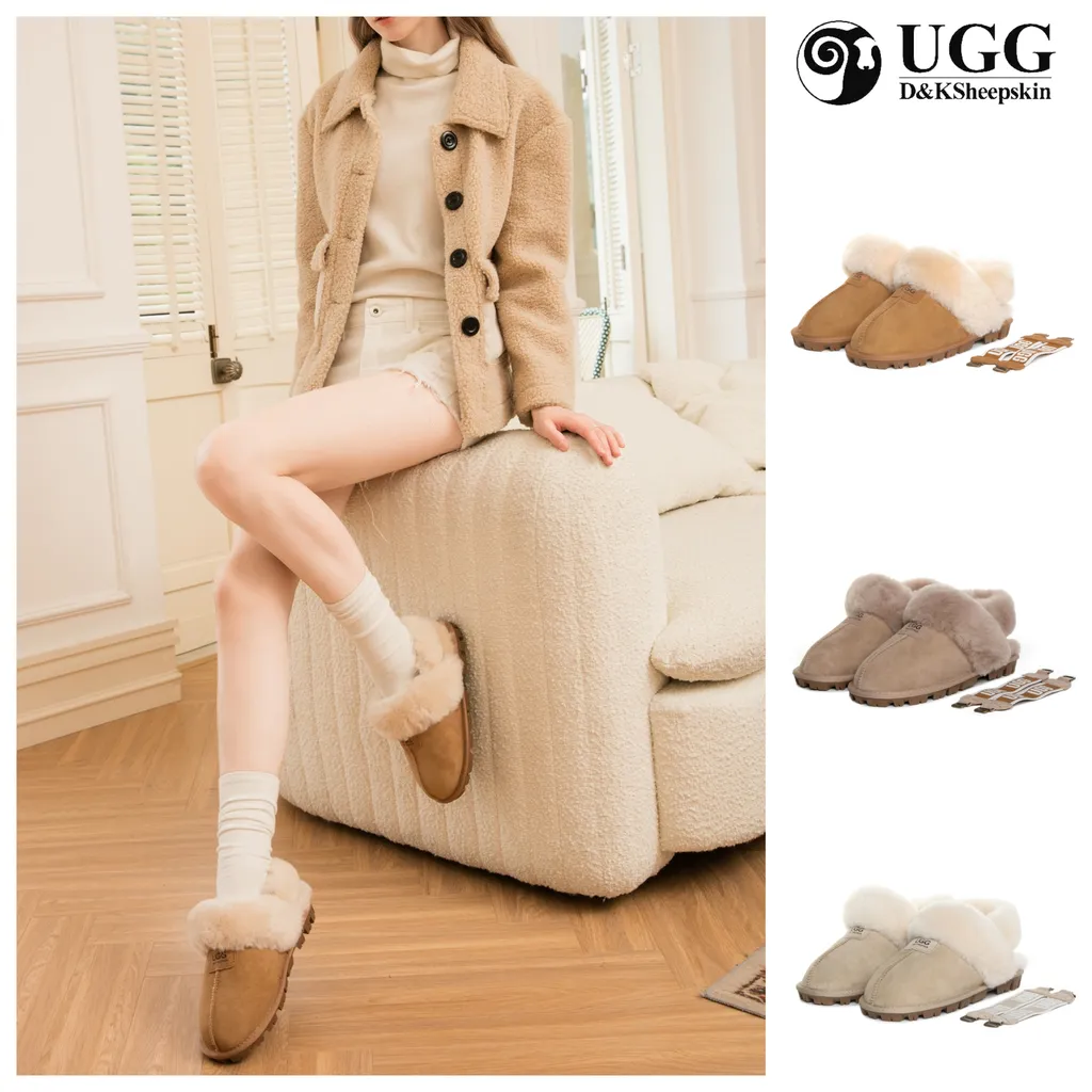 DK UGG 양털 슬리퍼 코케트 디케이 밴딩 어그 DK091F | 상품 상세 | 크로켓