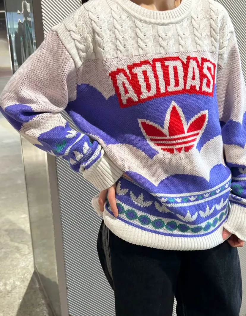 [무료배송]아디다스 오리지널스 FW24 풀오버 니트 티셔츠 아이보리[뱀의 해] JL8366 | 크로켓