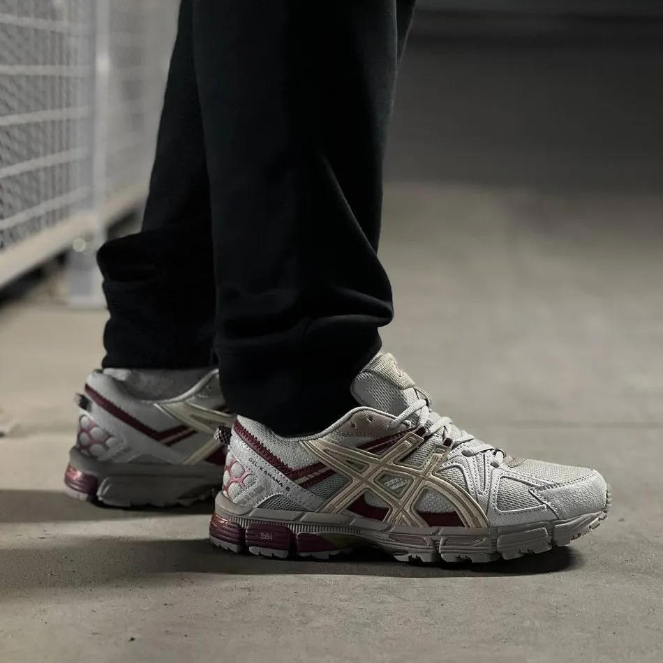 아식스 젤 카하나 8 그레이 레드 1011B109-025 | 상품 상세 | 크로켓