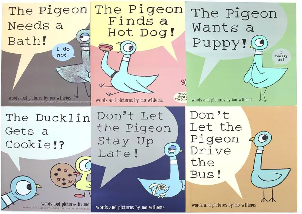 Mo Willems Pigeon Books 세트 6권, Don't Let The Pigeon Series 6 Books | 상품 ...