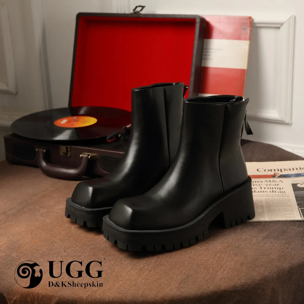 [무배/호주정품] 호주 DK어그 여성 방한 손지아 양털 디케이 블랙 어그 부츠 DK1303 | 상품 상세 | 크로켓