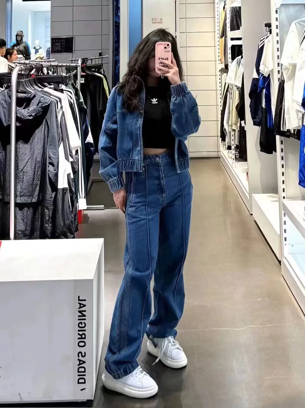 [무료배송] 아디다스 데님 트랙탑 프리미엄 에센셜 청자켓 IW5762 | 상품 상세 | 크로켓