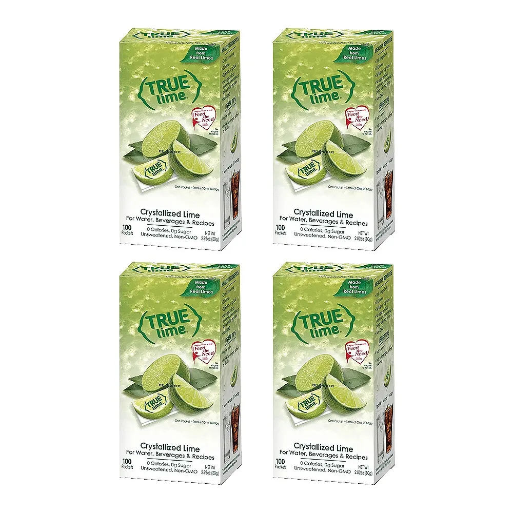 True Lime crystallized Lime 트루라임 라임 쉐이크 라임에이드 분말 100개입 X 4팩 | 상품 상세 | 크로켓