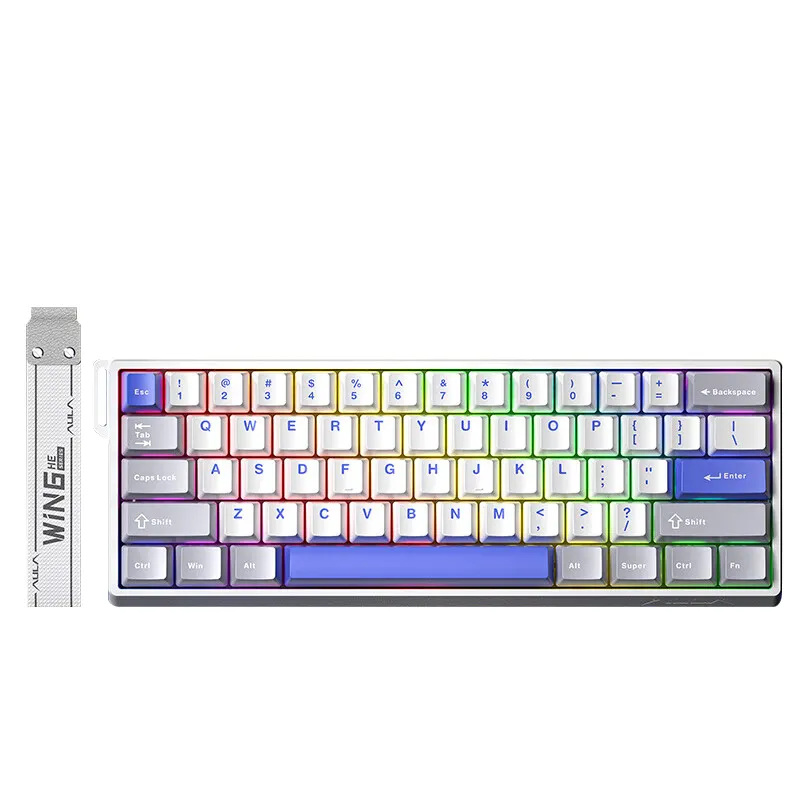 [WiN 60HE MAX/영춘마그네틱축]독거미 AULA WiN 60HE 마그네틱축 키보드 RT 커스텀 기계식키보드 유선 | 상품 ...