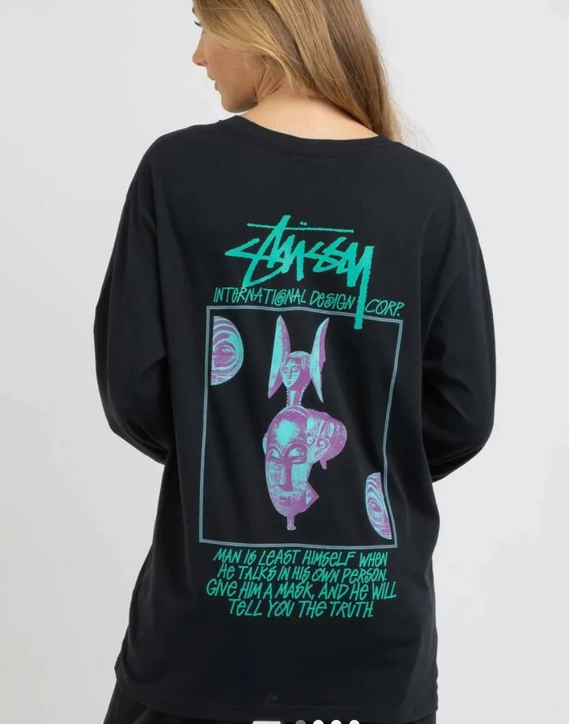 Stussy 스투시 마스크 긴팔티셔츠 | 크로켓