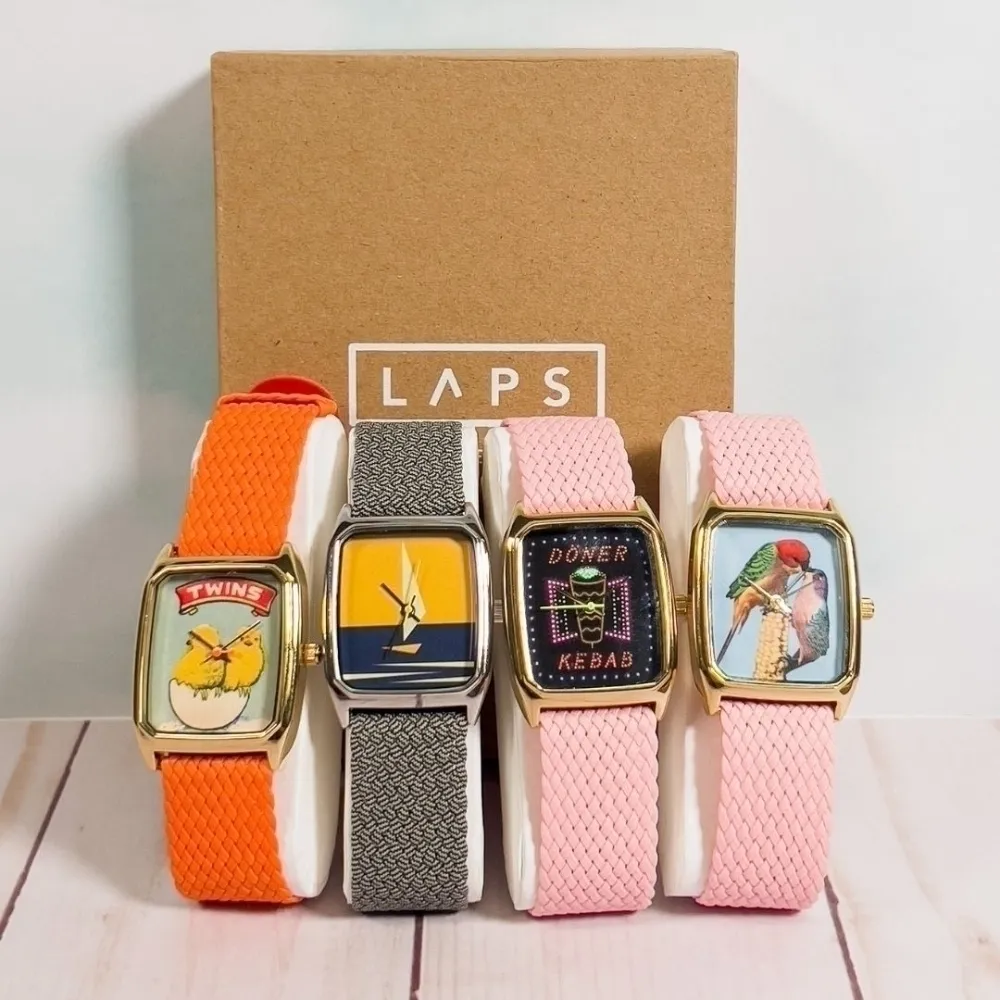 굿바이세일 LAPS 랩스 시계 트윈, 트란셋, 파리스탄불, 팝콘/LAPS watch 18mm | 상품 상세 | 크로켓