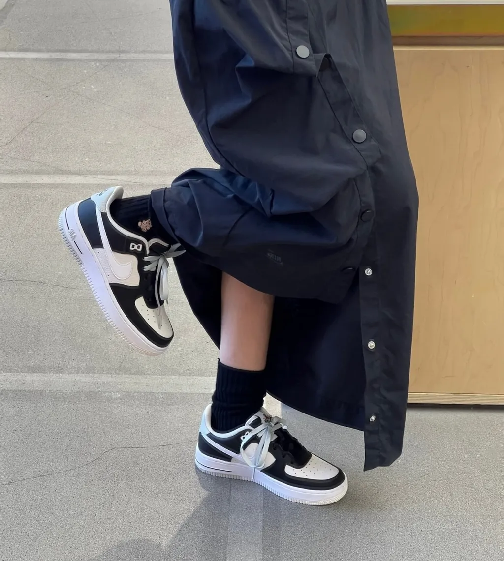 나이키 GS 에어포스 1 LV8 스니커즈 블랙 팬텀 FB9035-002 | 상품 상세 | 크로켓