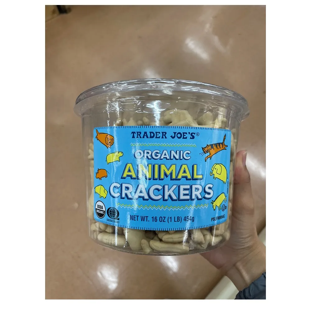 트레이더 조 애니멀 크래커 454g 3팩 Trader Joe's Organic Animal Crackers 16oz(454g) | 상품 상세 | 크로켓