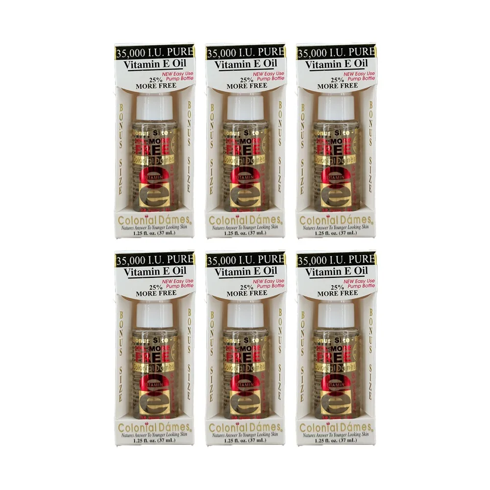 Colonial Dames 콜로니얼데임 비타민E 오일 35000IU 37ml 6개 | 상품 상세 | 크로켓