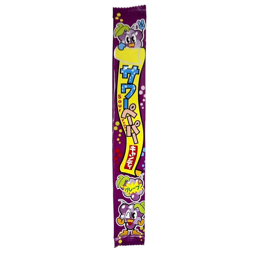 야오킨 샤워 페이퍼 캔디 15g 36개입 그레이프 Yaokin Sour Paper Candy Grape 15g x 36 bags ...