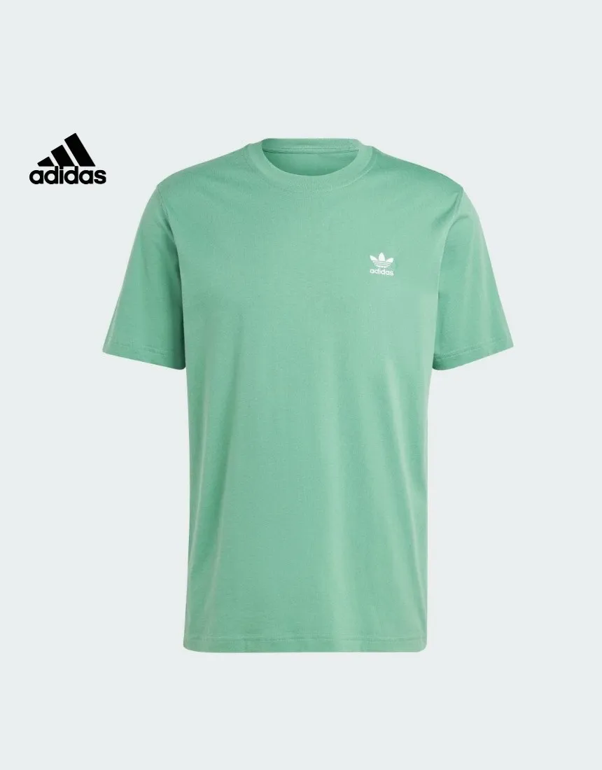 아디다스 TREFOIL ESSENTIALS 트레포일 에센셜 로고 반팔 티셔츠 그린 IN0671 | 상품 상세 | 크로켓
