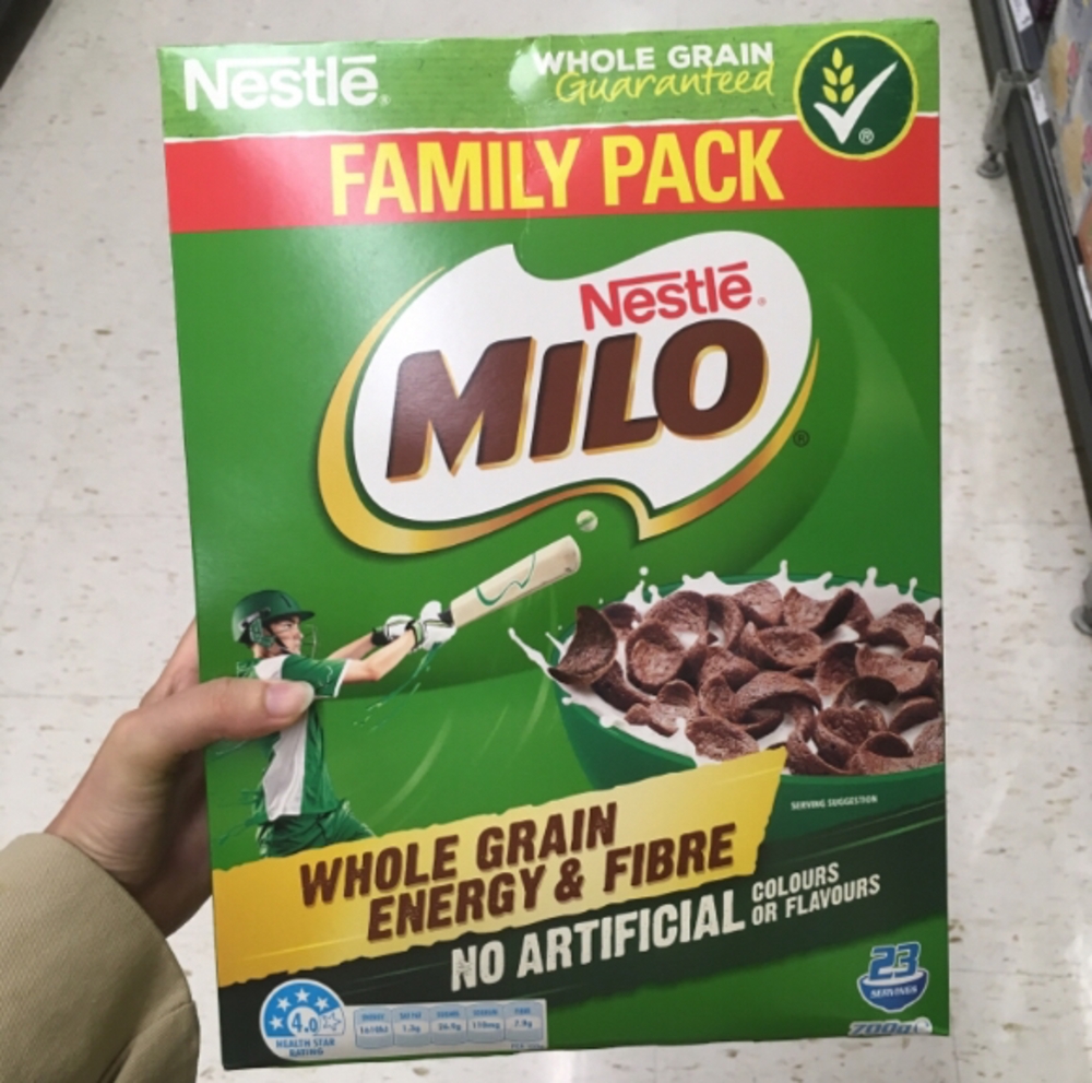 네슬레 마일로 밀로 초코 시리얼 700g Nestle Milo whole grain 700g | 크로켓