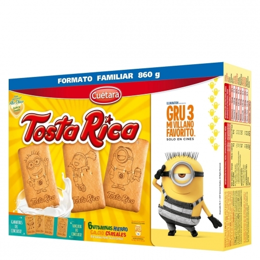 꾸에타라 토스타리카 곡물, 비타민, 칼슘이 함유된 비스킷 패밀리팩 860g X 2곽 | 크로켓