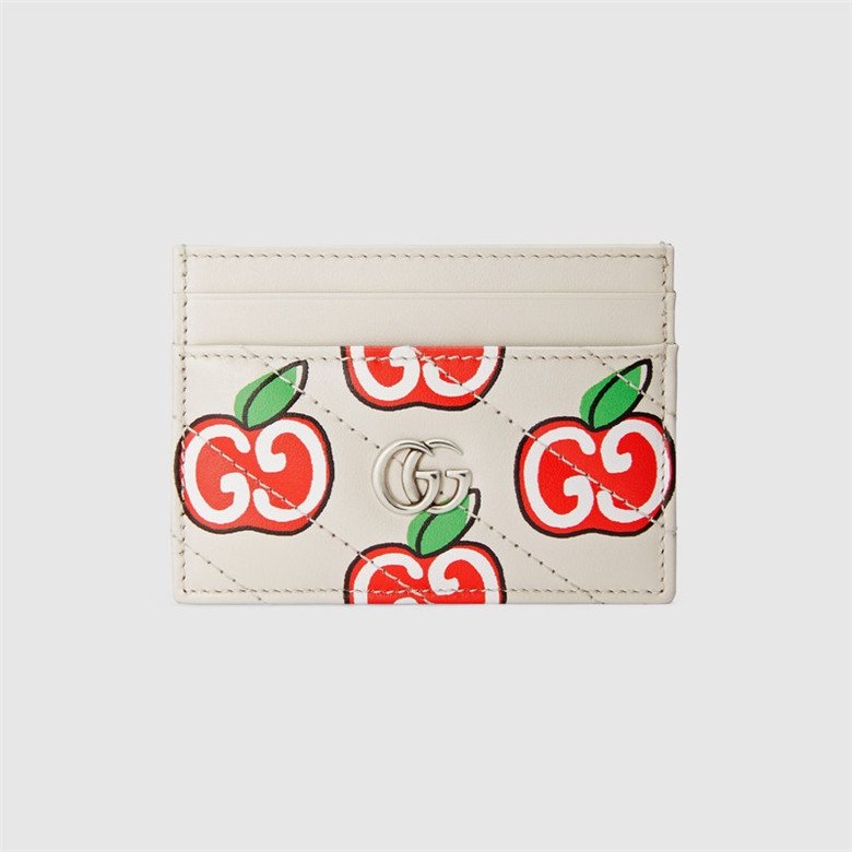 구찌 GG 마몬트 카드 지갑 Gucci GG Marmont card case (화이트) | 크로켓