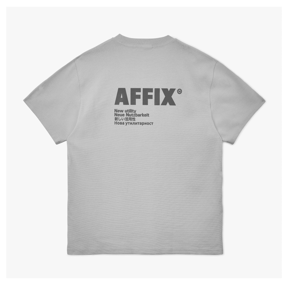 [여름 티셔츠 추천] 아픽스 스탠다드 로고 포켓 티셔츠 Affix Standardised Logo Pocket T-Shirt ...