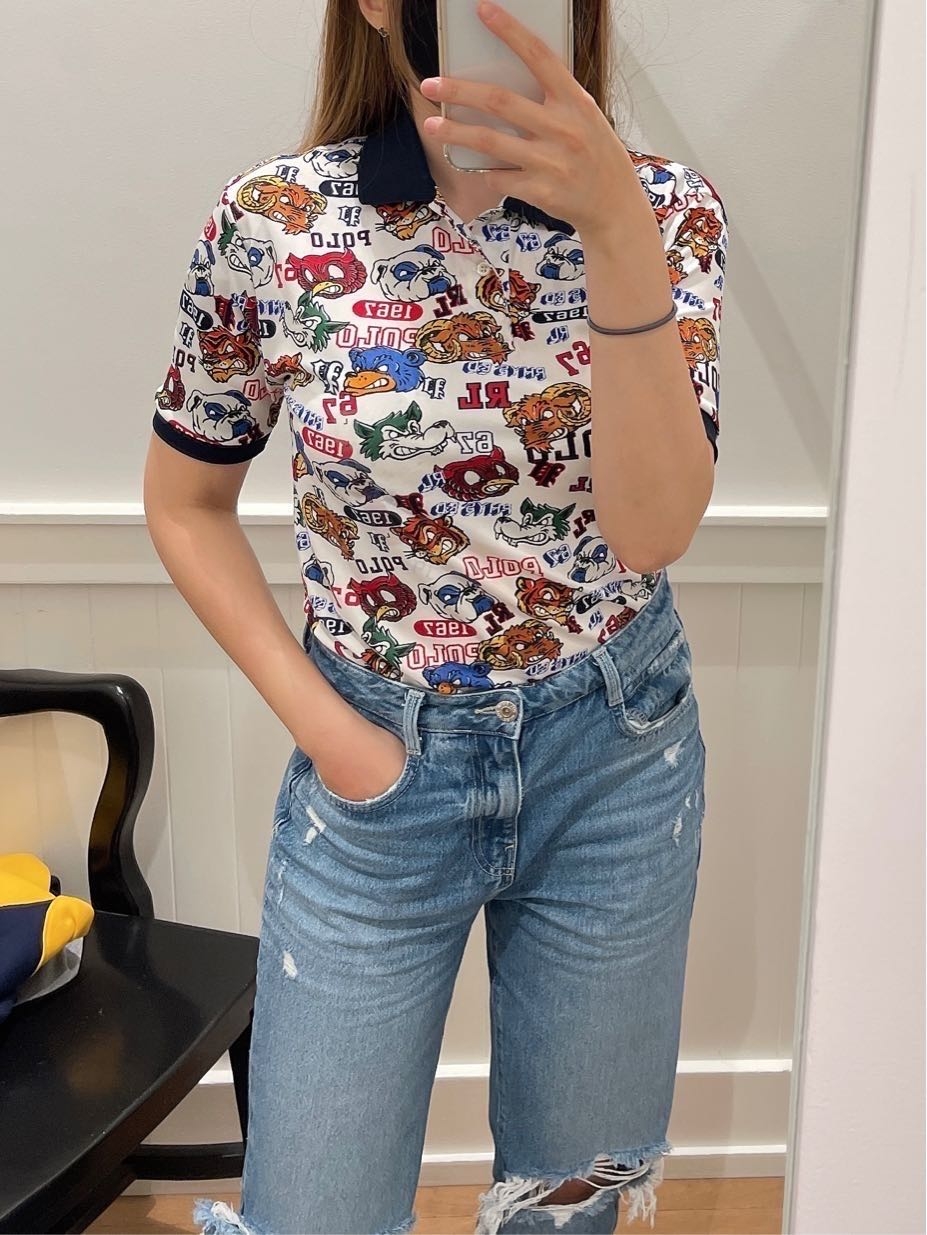 폴로랄프로렌 멀티 캐릭터 프린티드 빅보이즈 폴로 티셔츠 | 크로켓