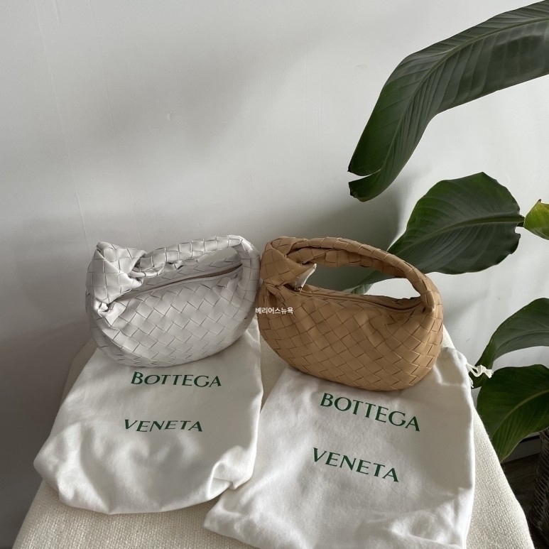Bottega Veneta Mini Jodie Bag Almond / Chalk 651876VCPP (Europe Dept ...