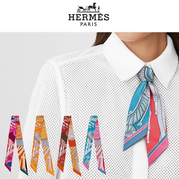 에르메스 드래곤 트윌리 실크 스카프 Zouaves et Dragons twilly, H063280S | 상품 상세 | 크로켓