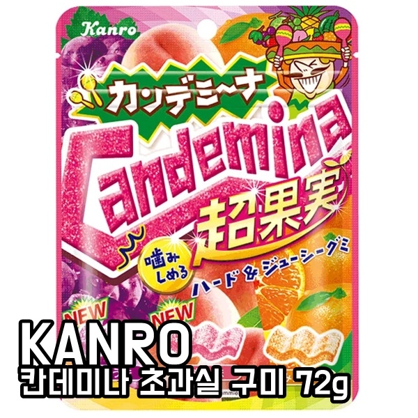 일본간식 일본구미 일본젤리 일본스낵 Kanro 칸로 Candemina 칸데미나 초과실 구미 72g | 상품 상세 | 크로켓