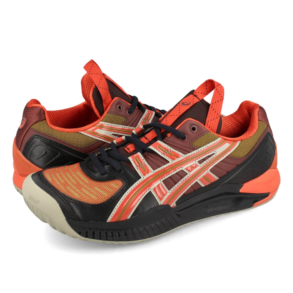 아식스 일본 직구 스포츠스타일 HS5-S GEL-RESOLUTION SPS ANTHRACITE/RED CLAY | 크로켓