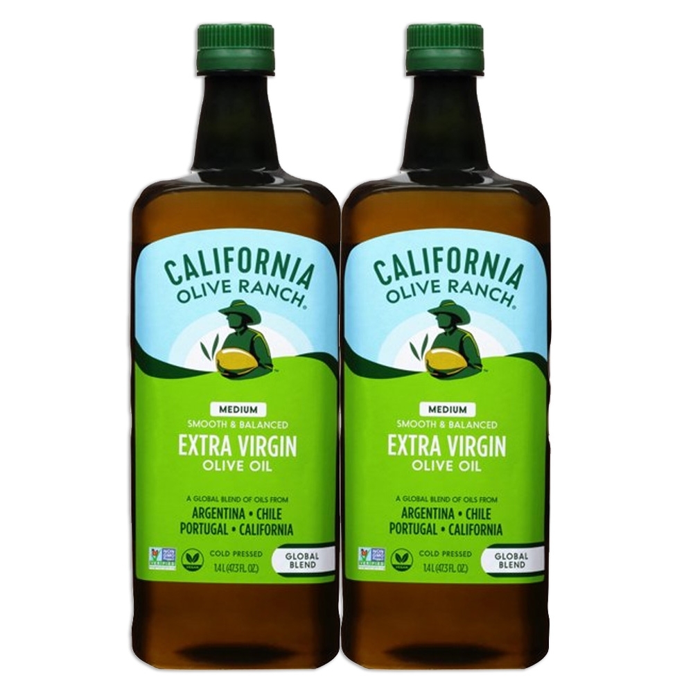 캘리포니아올리브랜치 엑스트라버진 올리브오일 1.4L(47.3oz)x2 / 대용량 올리브유 | 크로켓