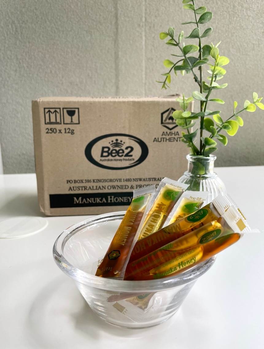 호주 천연 마누카 꿀 스틱 허니 비2 Bee2 250개입 MGO120+ | 크로켓
