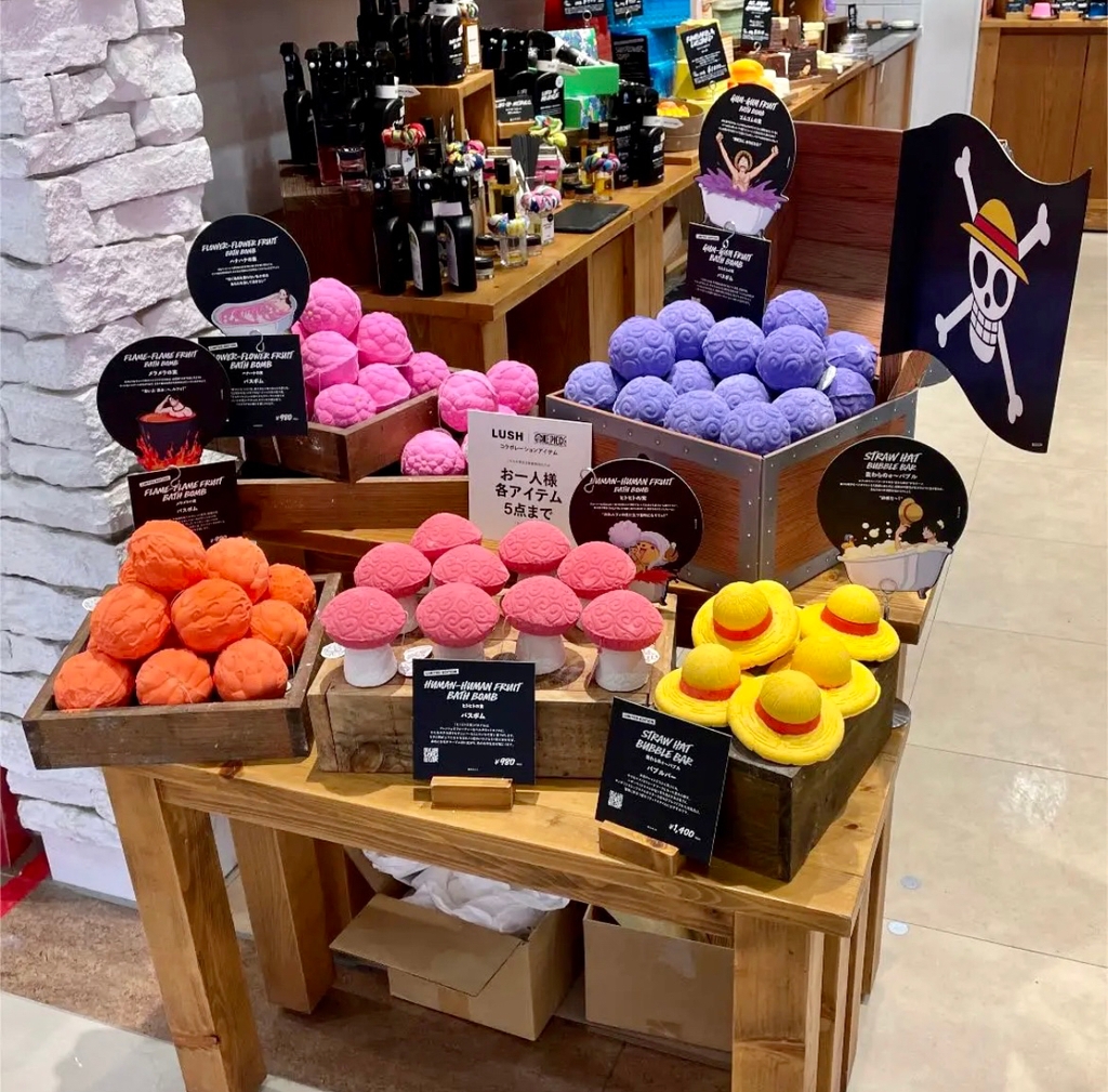 LUSH x ONE PIECE 콜라보 배쓰밤 | 크로켓