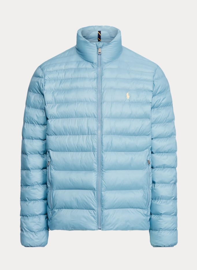 폴로랄프로렌 포니로고 패커블 경량패딩 자켓 (블루, 옐로우) | 크로켓