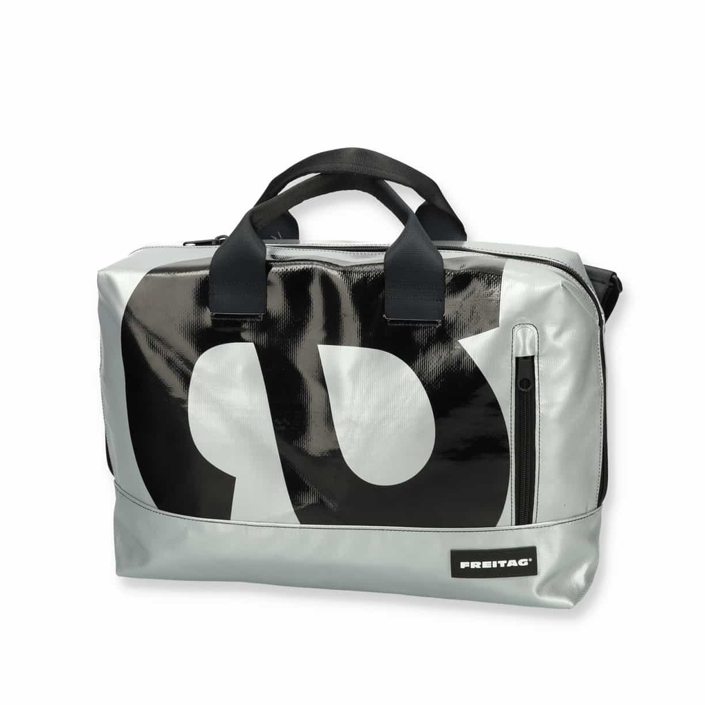 Freitag F305 Roy 프라이탁 로이 노트북가방 실버 블랙 레터링 | 상품 상세 | 크로켓