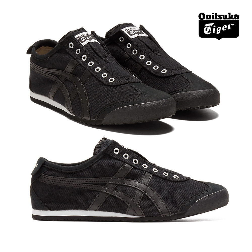 오니츠카타이거 멕시코 66 블랙 슬립온 남녀공용 스니커즈 | 크로켓