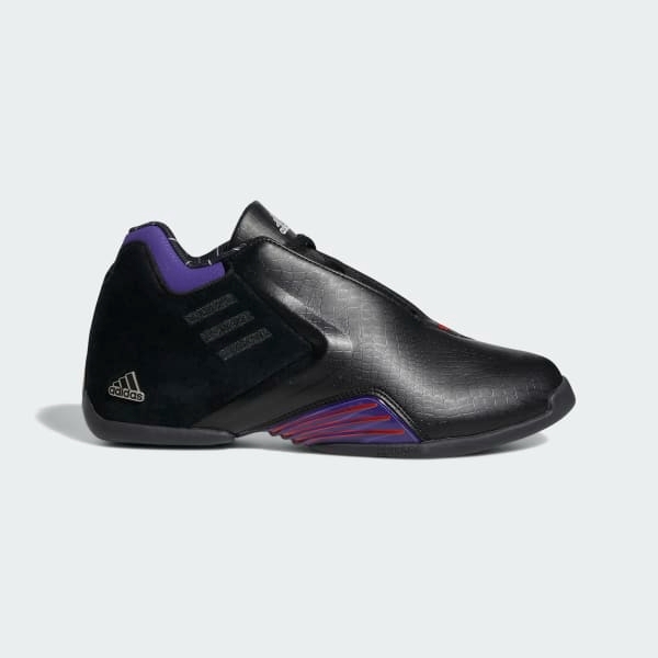 아디다스 T-MAC 3 RESTOMOD BASKETBALL SHOES Core Black / Team College Purple ...