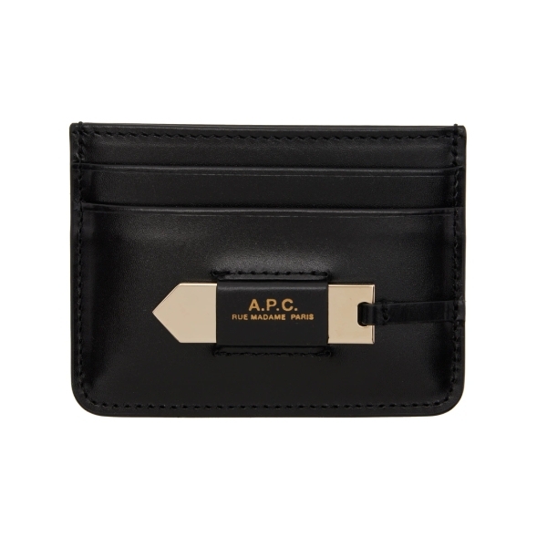 APC 아페쎄 A.P.C 블랙 샬럿 카드 지갑 카드 홀더 A.P.C Black Charlotte Card Holder | 상품 ...