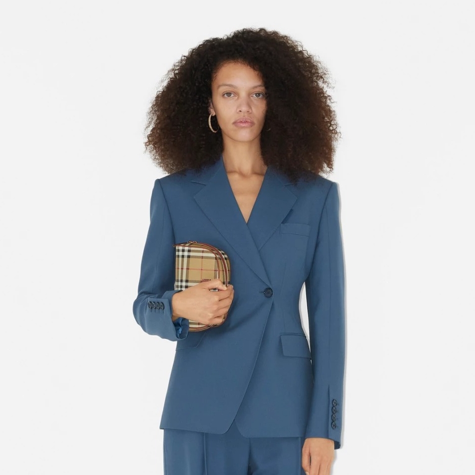 버버리 스몰 체크 트래블 파우치 베이지 / ﻿722602 80671591 | 크로켓